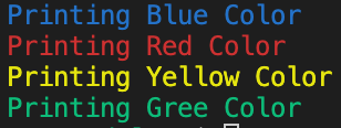 Print/Output color in the console in Ruby Language - Welcome to Tech by Example